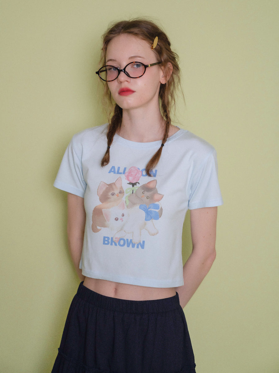 ALLISON BROWN Kitten T-shirt – ALLISON BROWN