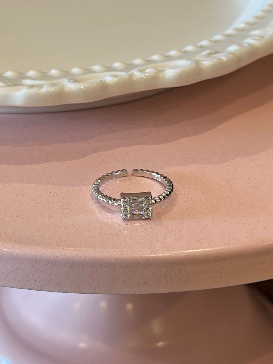 Rectangle Stone Pinky Ring – ALLISON BROWN