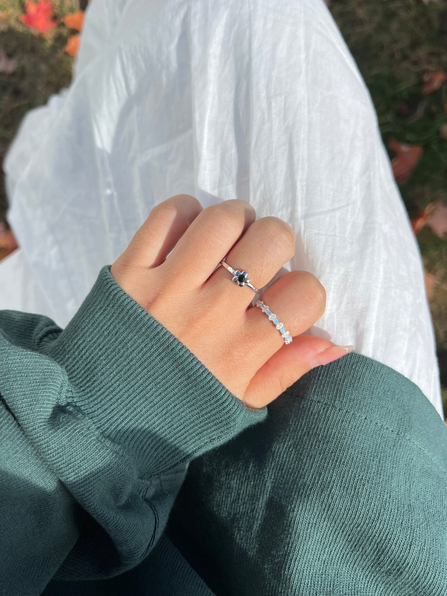 Tiny Flower Ring – ALLISON BROWN